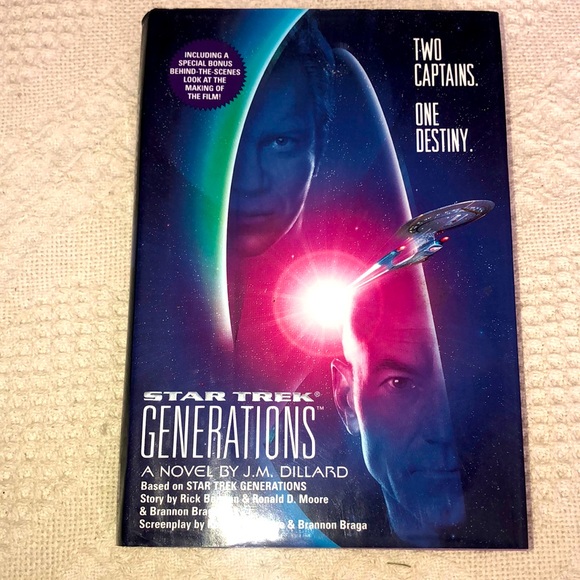 Paramount | Other | 994 Original Star Trek Generations Hard Cover Novel ...